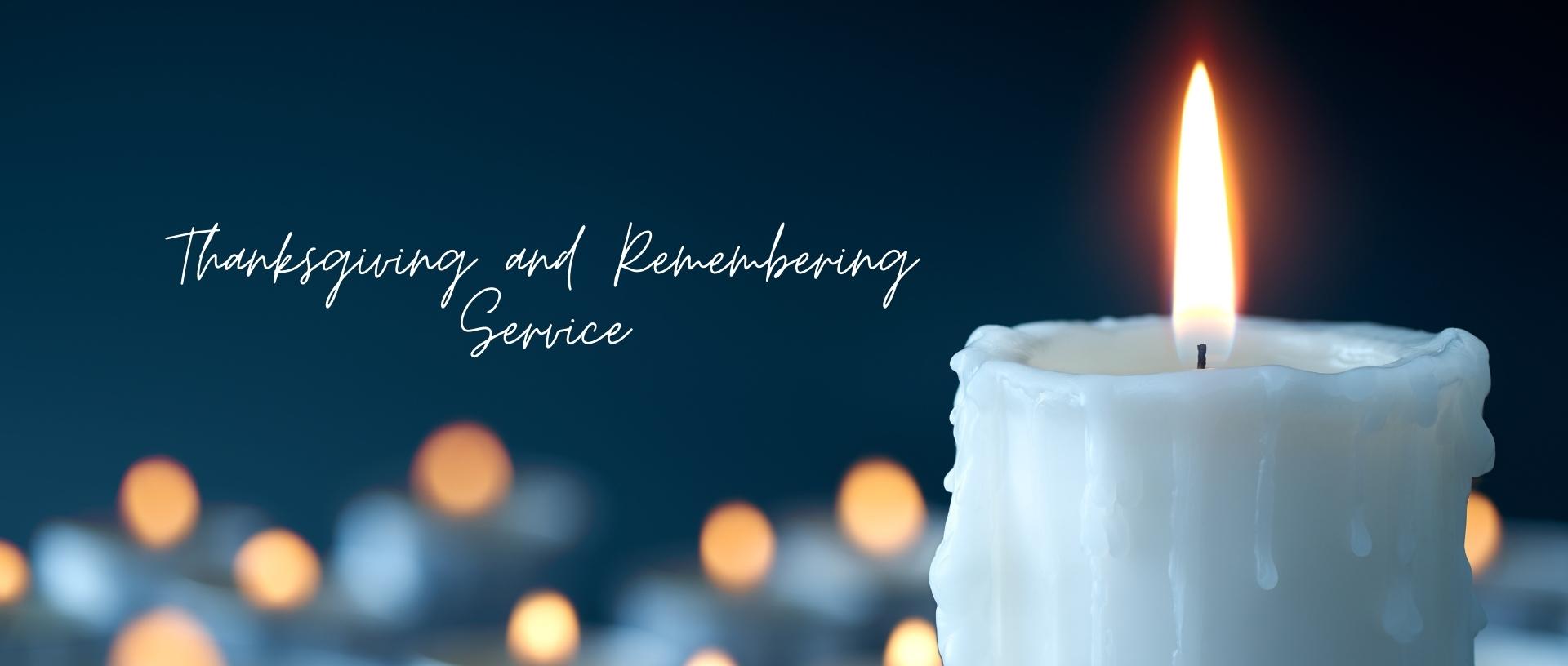 Thanksgiving and Remembering Service | St Paul's Anglican Church Castle ...